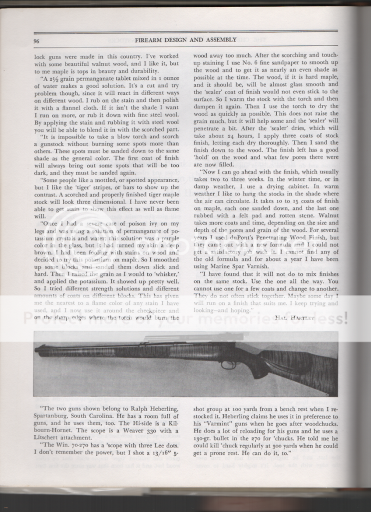 DIY tiger striping a gun stock