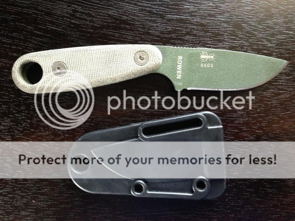 Esee Izula -II OD green with tan micarta scales *Price Drop ...